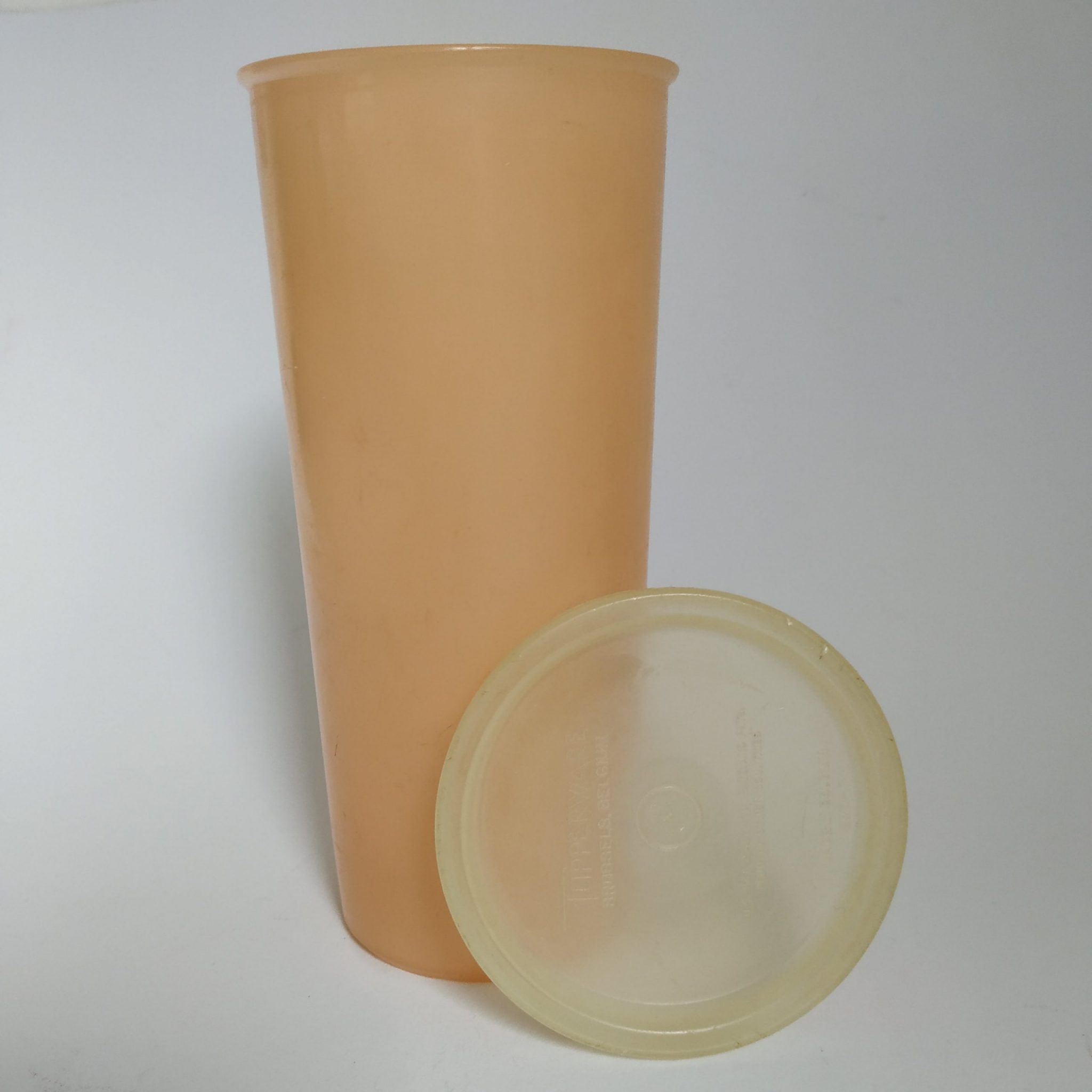 Vintage Beker Tupperware met deksel - Queens Vintage