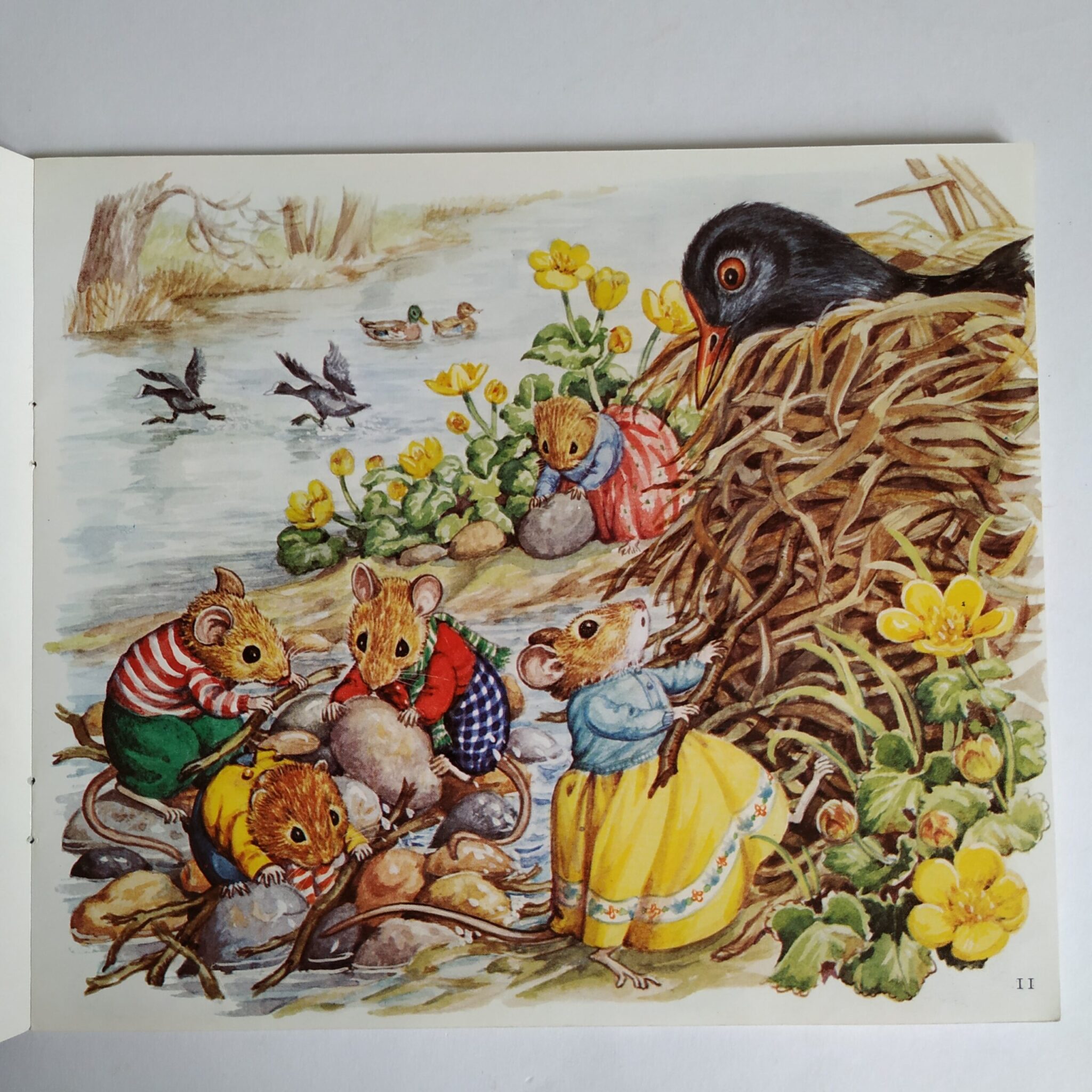 Vintage Kinderboek De Crocus-Vakantie van Piep de Muis - Queens Vintage