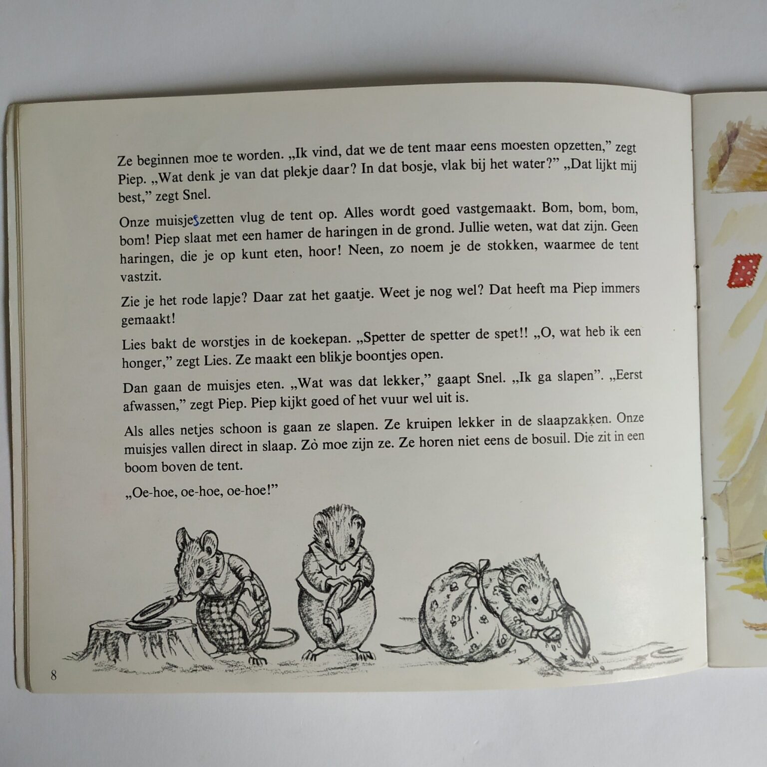 Vintage Kinderboek Piep de Muis en de Dieven - Queens Vintage